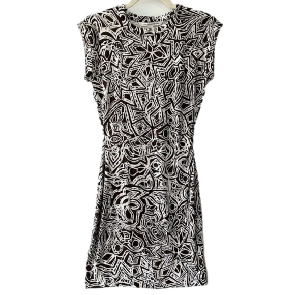 Diane Von Furstenberg | Dresses | Diane Von Furstenberg 0 Silk Brown ...